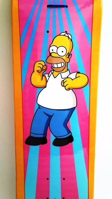 Homer Simpson Style Skateboard Deck | Pineapple Blend
